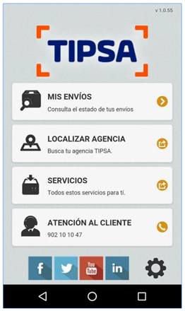 Applinet | Seguimiento de envíos APP TIPSA